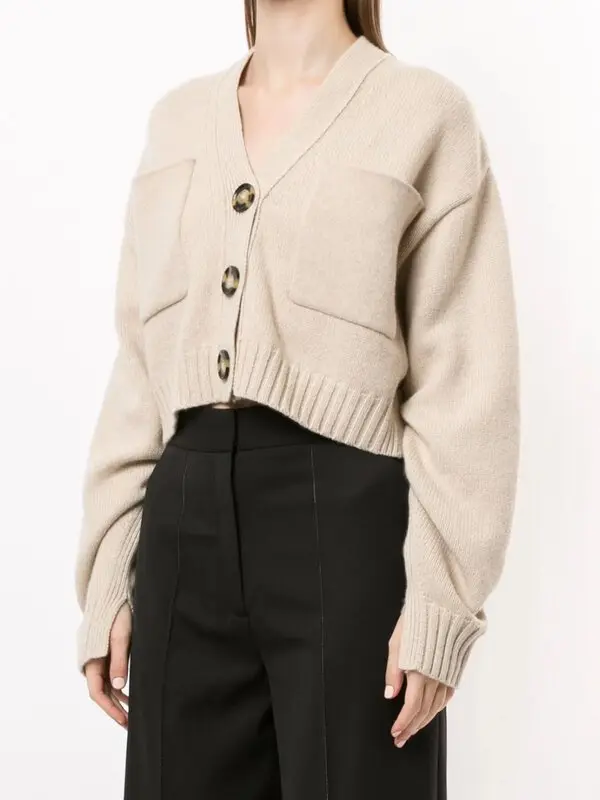Proenza Schouler Eco Cashmere Cropped Cardigan