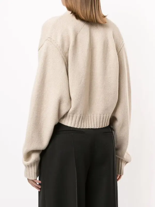 Proenza Schouler Eco Cashmere Cropped Cardigan