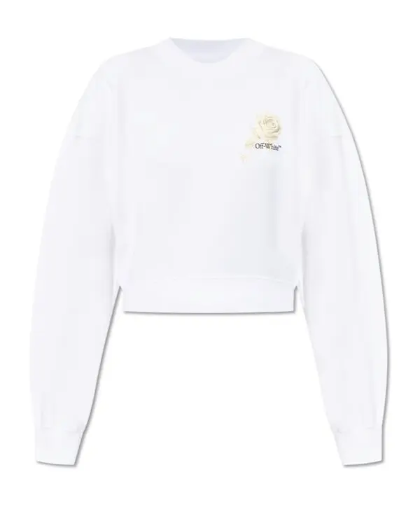 Off-White Logo Printed Crewneck Sweatshirt