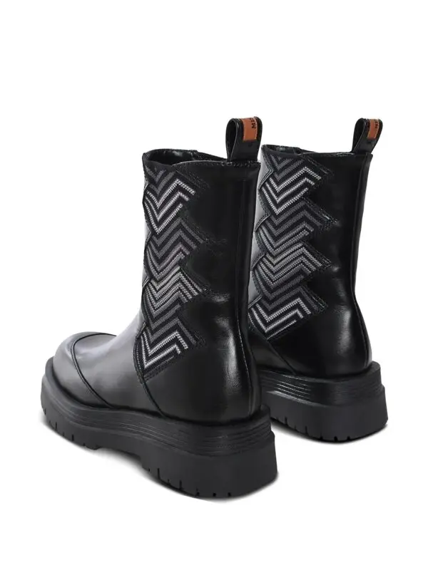 Missoni Embroidered-design Calf Leather Boots