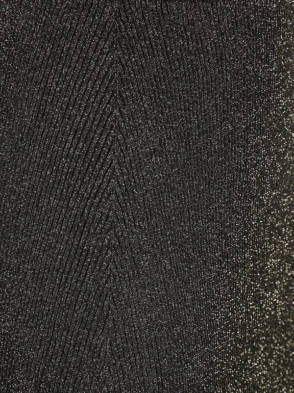 Chloé Ribbed Knitted Scallop Midi Skirt