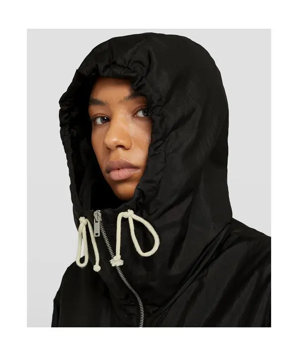 JIL SANDER Zip-up Hooded Drawstring Padded Jacket