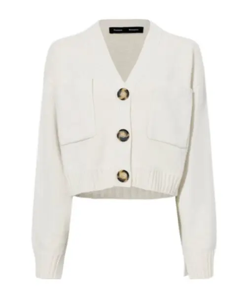 Proenza Schouler Sofia Cashmere-wool Cardigan - White