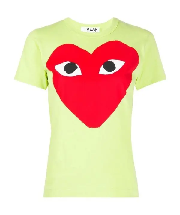 Play Comme Des Garcon Heart Print T-shirt