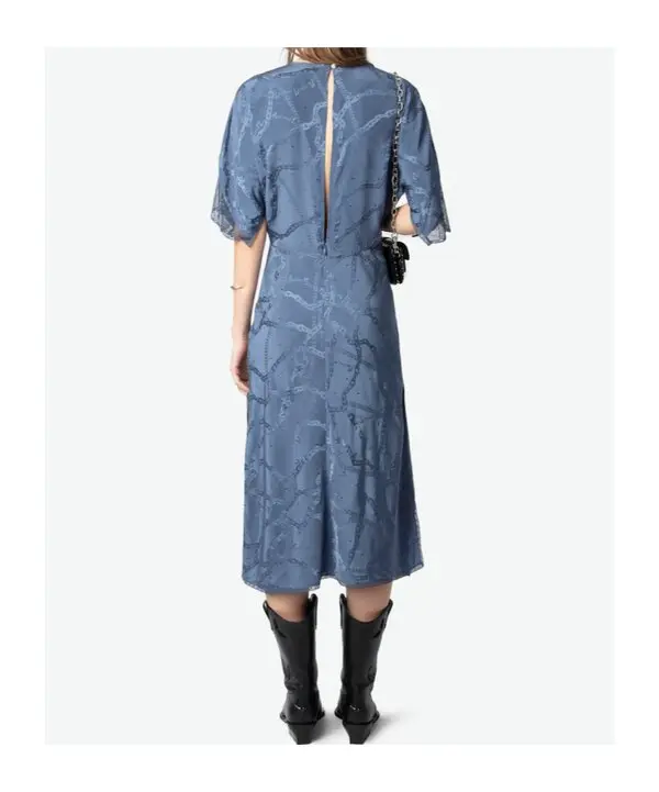 Zadig&Voltaire Silk Jacquard Midi Dress