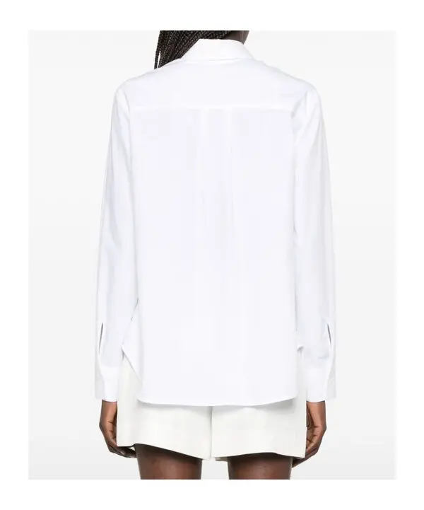 P.a.r.o.s.h Lace Panelled Long-sleeve Shirt