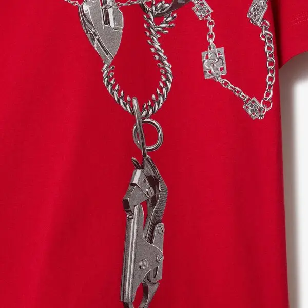 Burberry Knight Hardware Cotton T-shirt