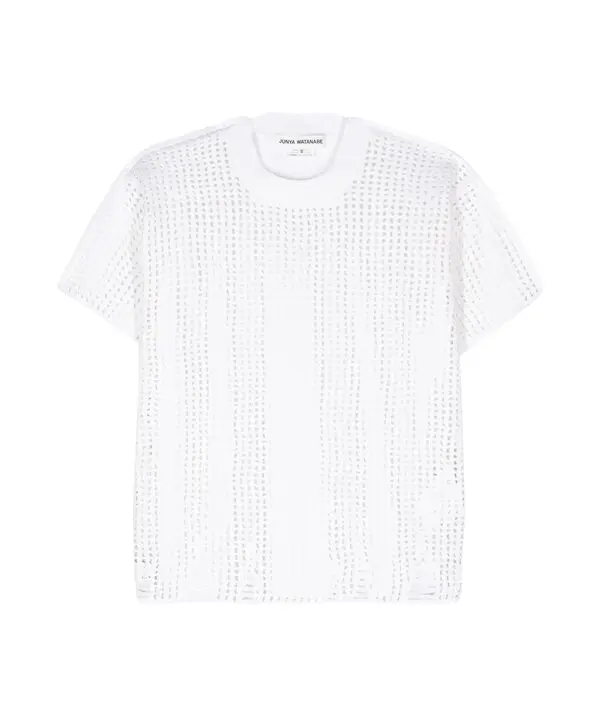 Junya Watanabe Panelled Open-knit Top