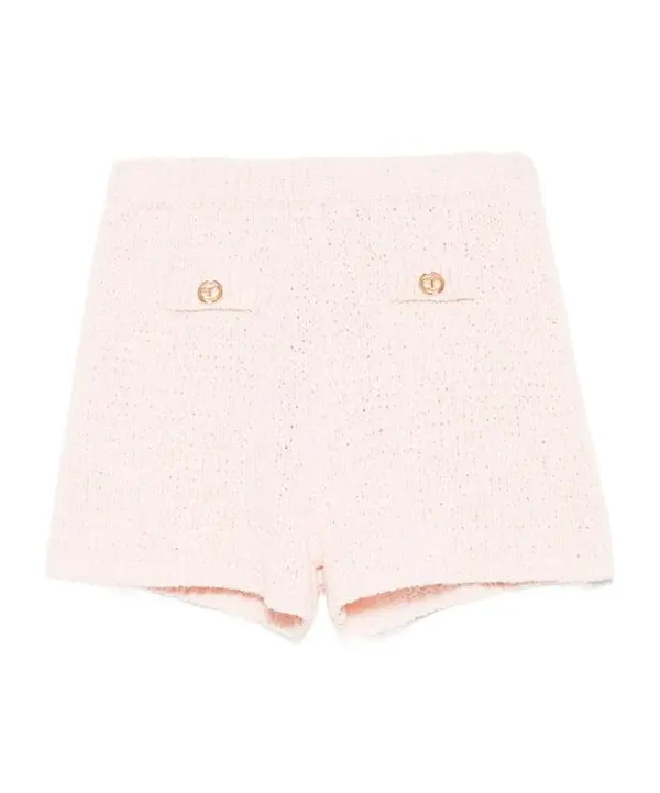 TWINSET Oval T-buttons Knitted Shorts