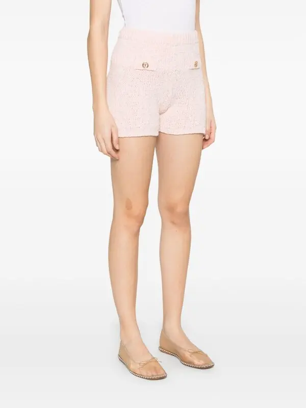 TWINSET Oval T-buttons Knitted Shorts