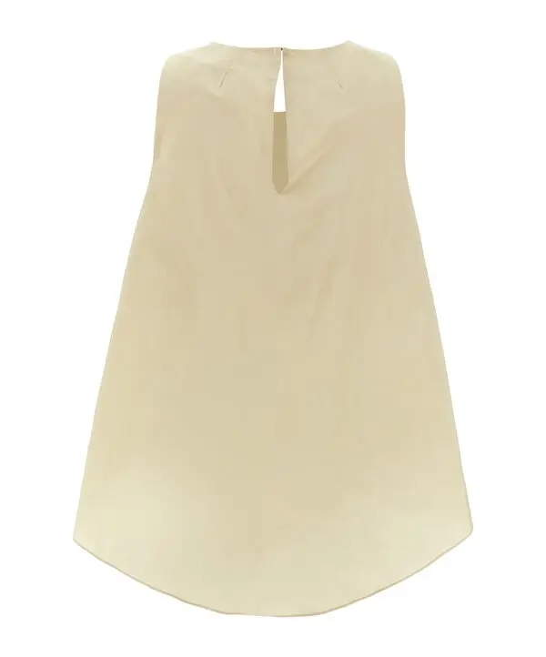 P.a.r.o.s.h Pimpy Pleated Detail Sleeveless Top