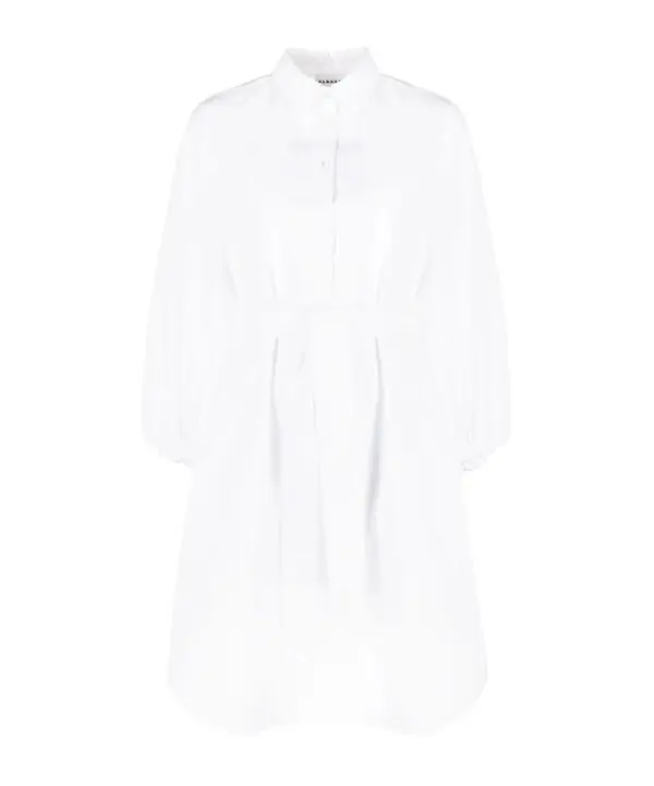 P.a.r.o.s.h Belted Horn Skirt Midi Dress