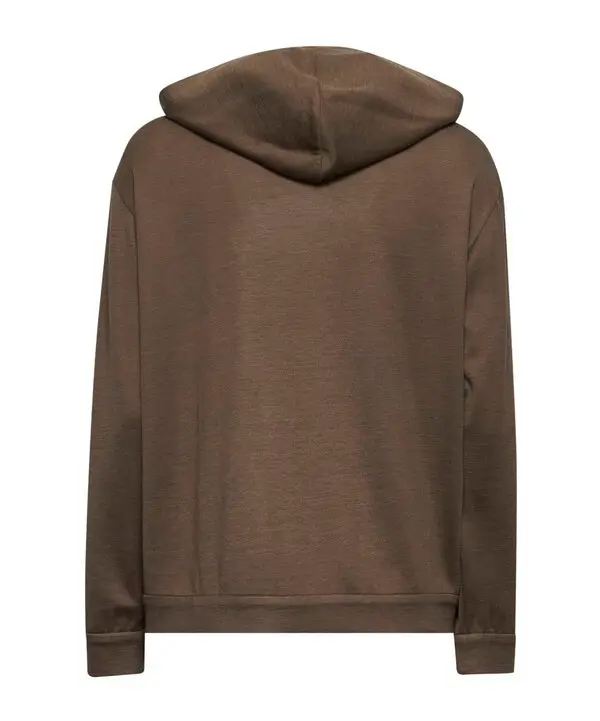 Brunello Cucinelli Zipped Hoodie - Brown