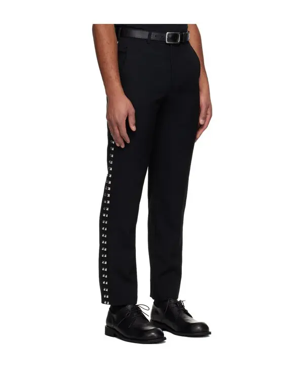 Comme Des Garçons Studded Casual Trousers