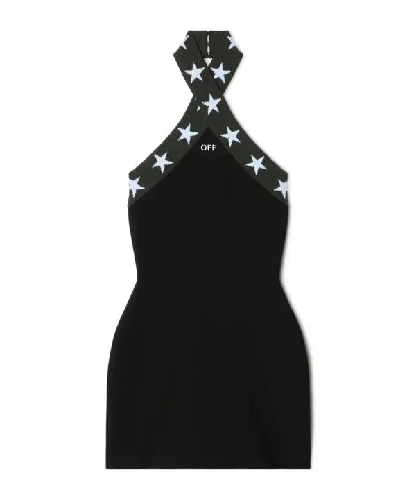 Off-White Star Mini Dress