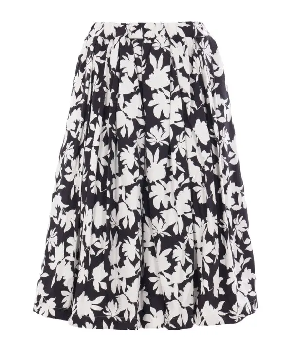 Comme Des Garçons All-over Floral Printed Skirt