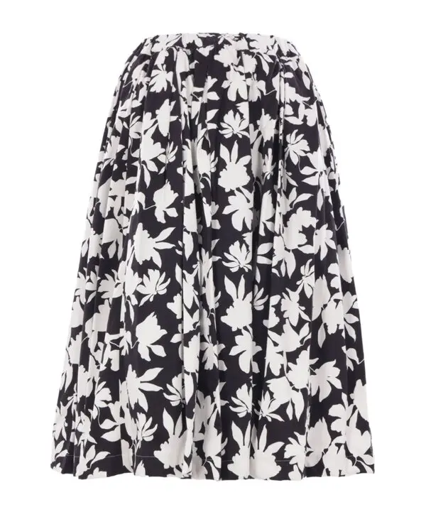 Comme Des Garçons All-over Floral Printed Skirt