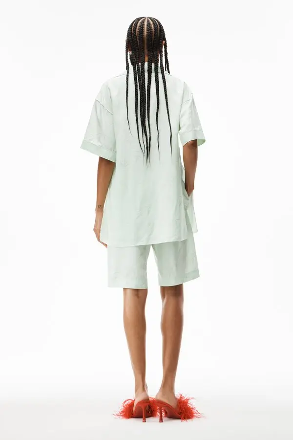 Alexander Wang Silk-jacquard Pyjama Shirt