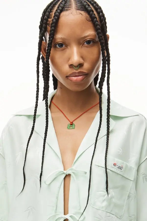 Alexander Wang Silk-jacquard Pyjama Shirt