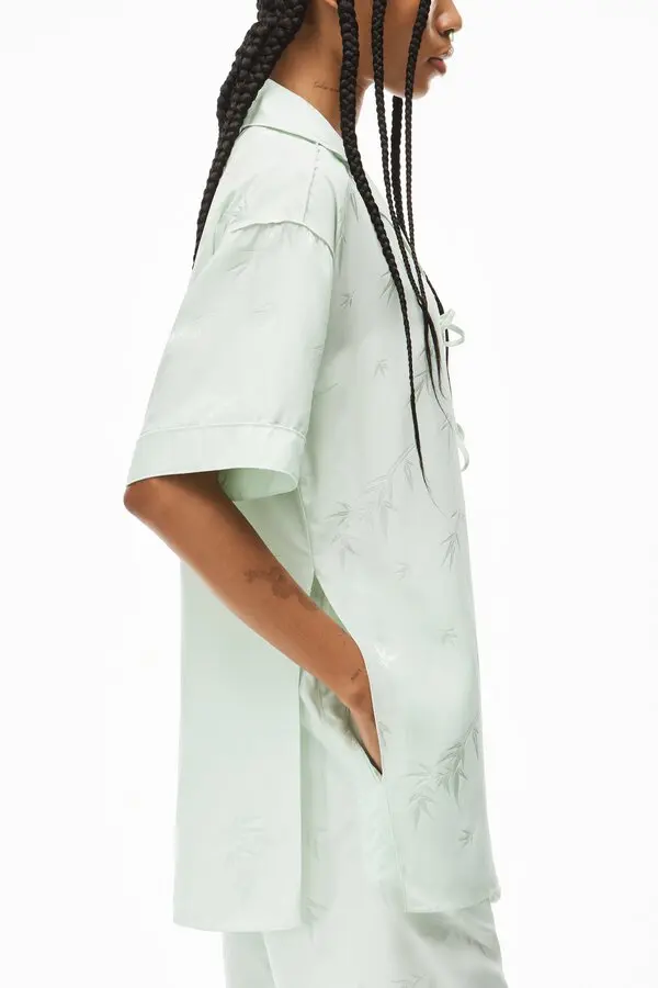 Alexander Wang Silk-jacquard Pyjama Shirt