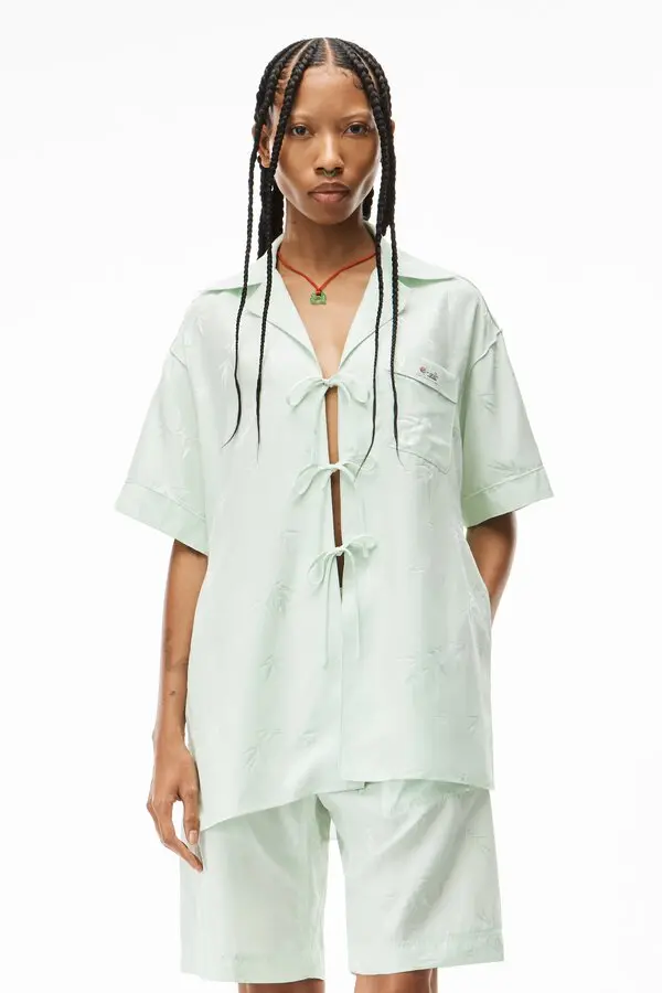 Alexander Wang Silk-jacquard Pyjama Shirt