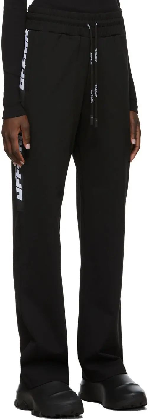 Off-White Logo-tape Straight-leg Track Pants