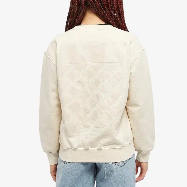 Off-White Diag Regular Crewneck Sweater