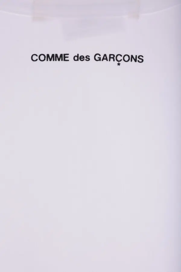 Comme Des Garçons Logo Printed Tank Top