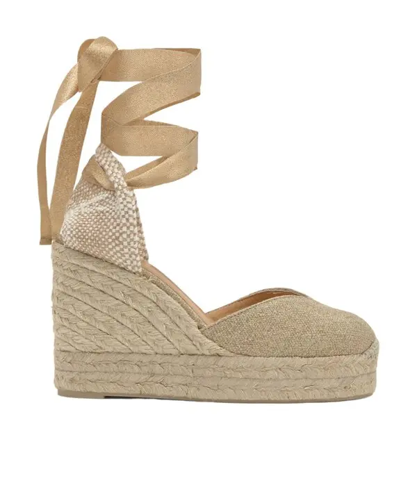 CastaÑer Chiara Metallic Espadrilles