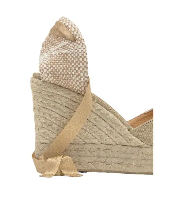 CastaÑer Chiara Metallic Espadrilles