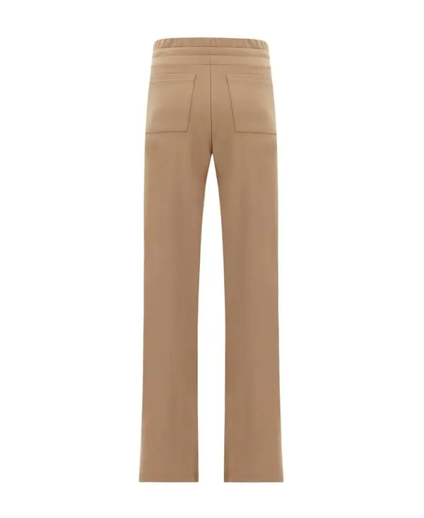 Balmain Button Detailed High Waist Track Pants - Brown