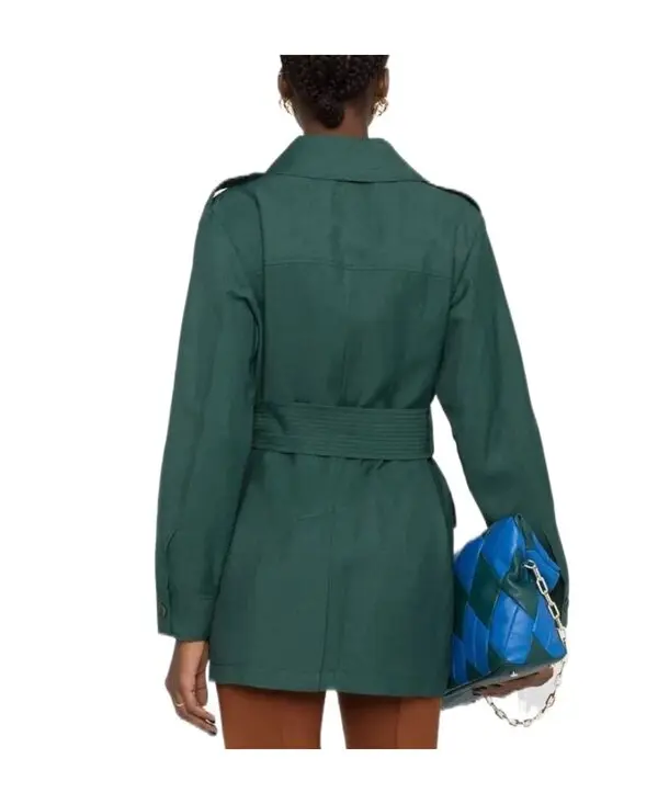 P.a.r.o.s.h Belted Short Trench Coat