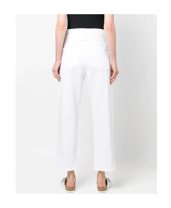 P.a.r.o.s.h Cropped Belted Paperbag-waist Trousers