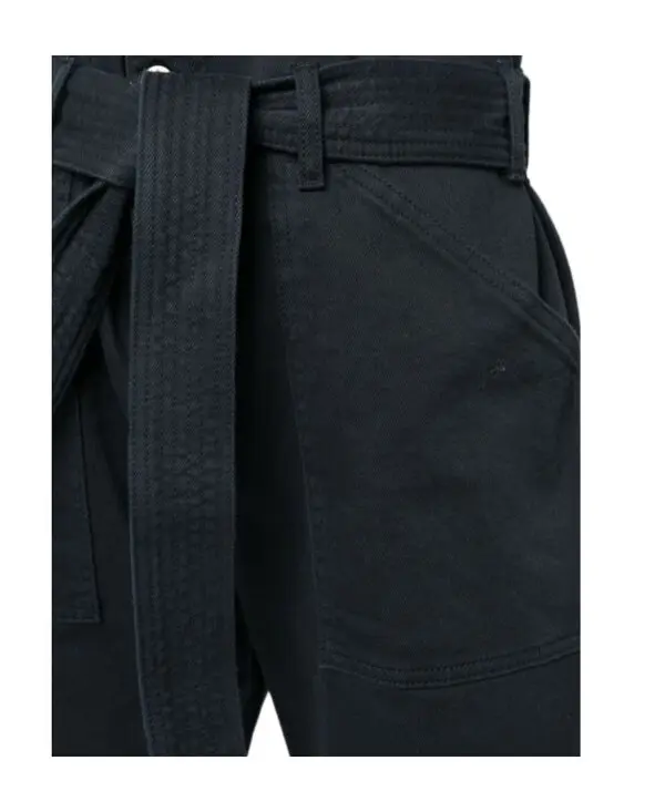 P.a.r.o.s.h Cropped Belted Paperbag-waist Trousers