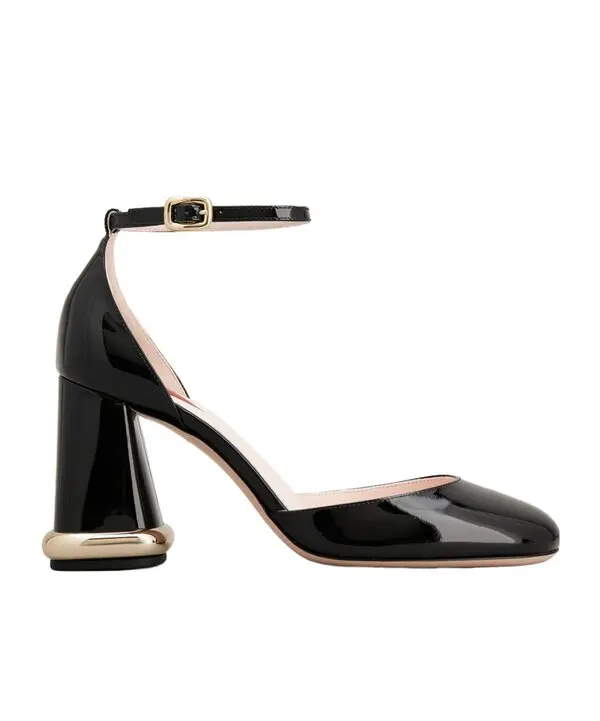 ROGER VIVIER Buckle Detailed Square Toe Pumps