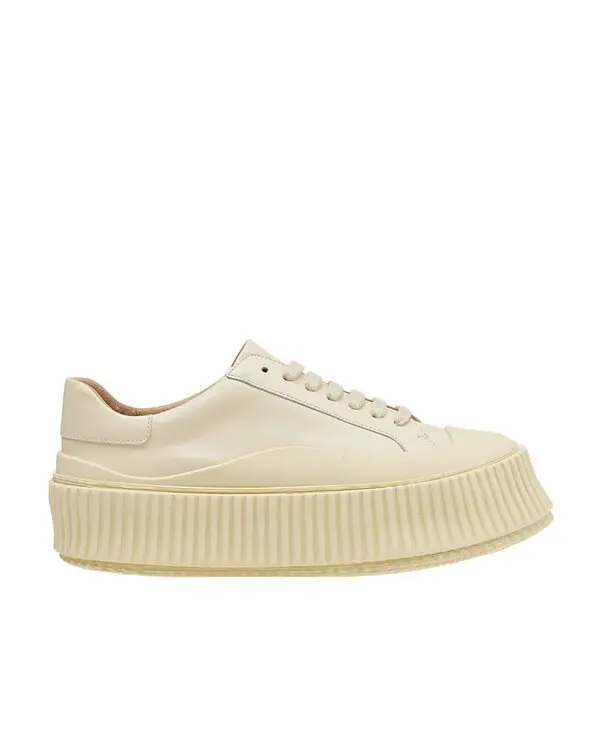 JIL SANDER Lace-up Chunky Sneakers - Nude