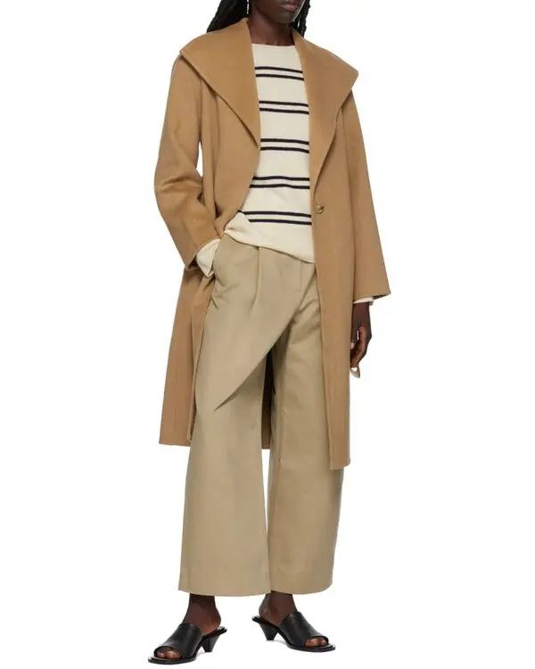 Vince Striped Long Sleeved Crewneck Jumper