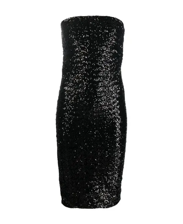P.a.r.o.s.h Sequins Off-shoulder Dress