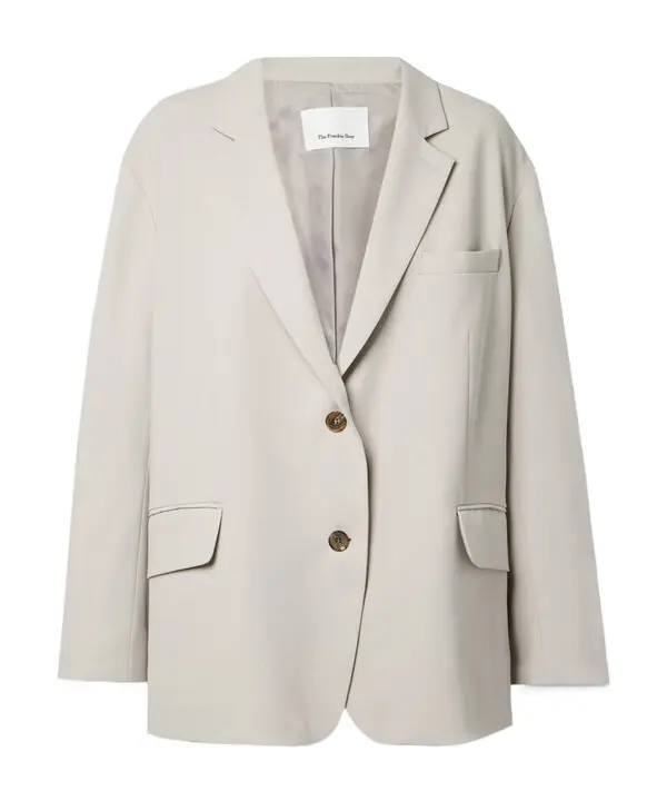 THE FRANKIE SHOP Bea Single-breasted Oversized Blazer