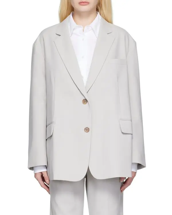 THE FRANKIE SHOP Bea Single-breasted Oversized Blazer