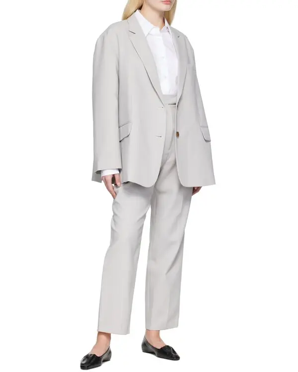 THE FRANKIE SHOP Bea Single-breasted Oversized Blazer