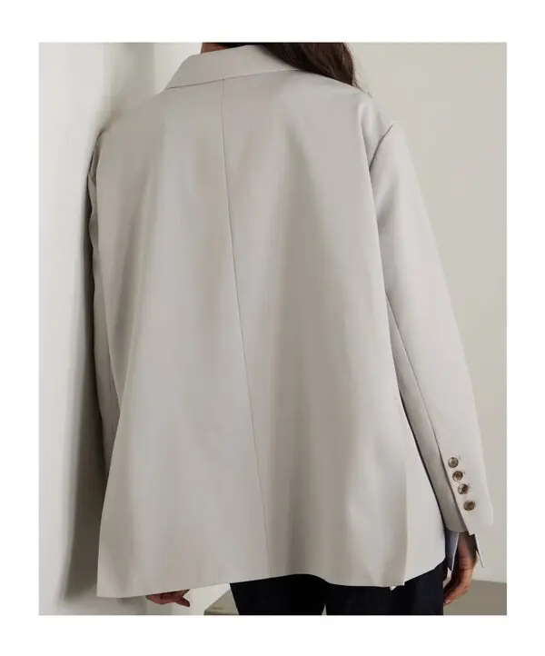 THE FRANKIE SHOP Bea Single-breasted Oversized Blazer