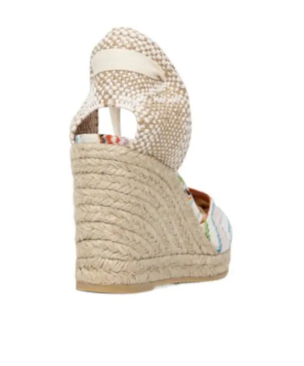 Missoni Carina Embroidered Wedge Sandals