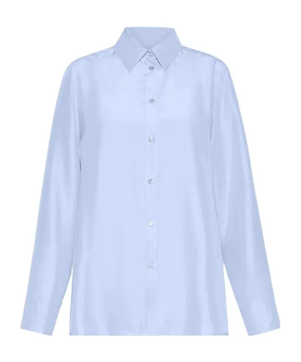 Max Mara Classic Collared Long-sleeved Shirt - No