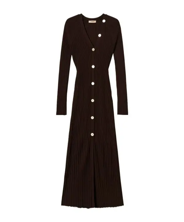 TWINSET Button-front Midi Dress