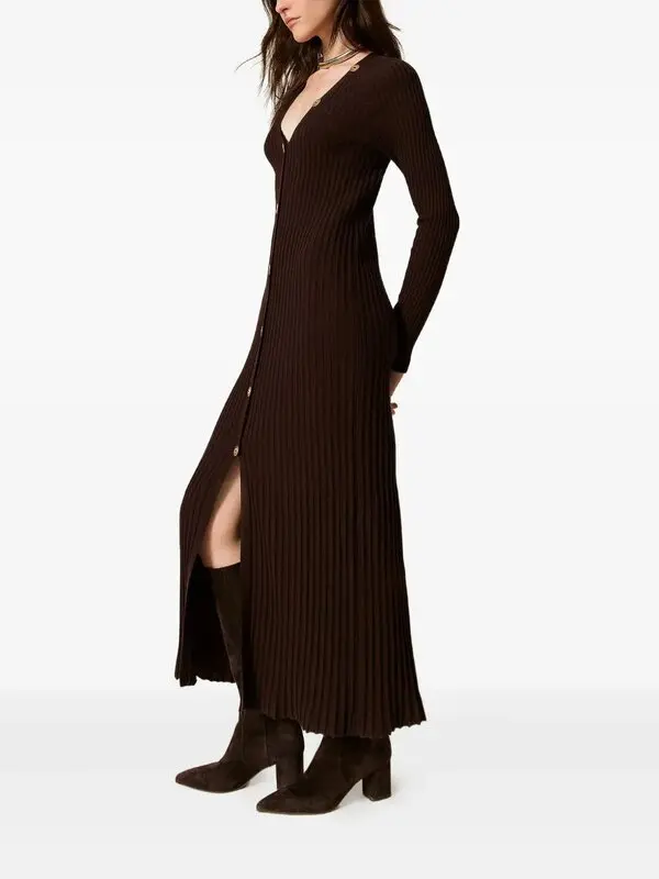 TWINSET Button-front Midi Dress