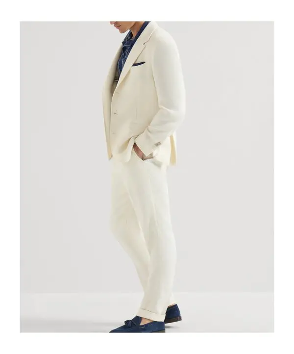 Brunello Cucinelli Stripe Short-sleeve Shirt