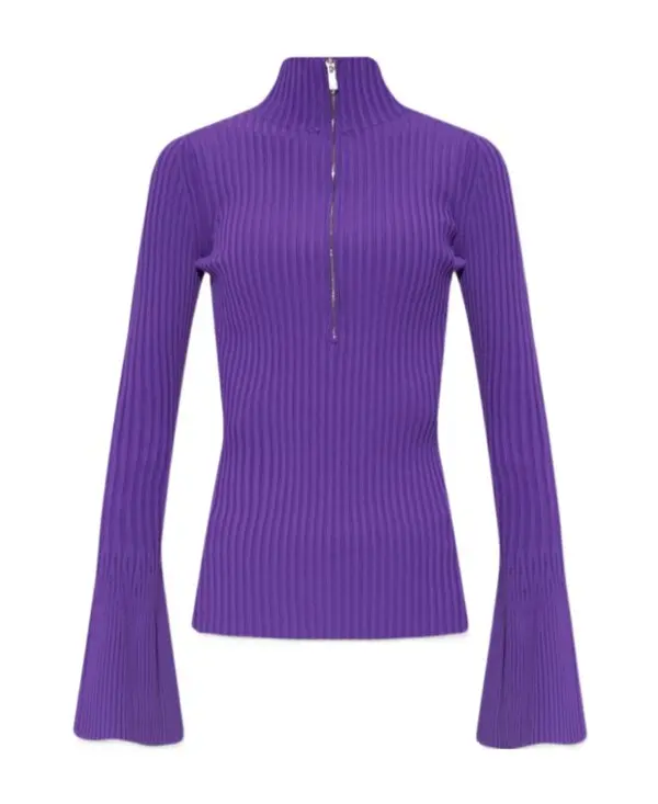 Proenza Schouler Half-zipped High Neck Jumper