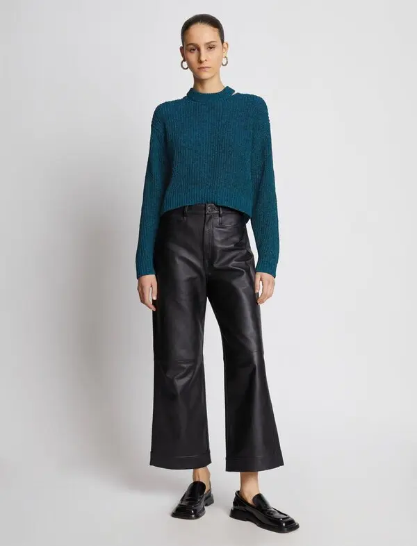 Proenza Schouler White Label Cut-out Crewneck Jumper