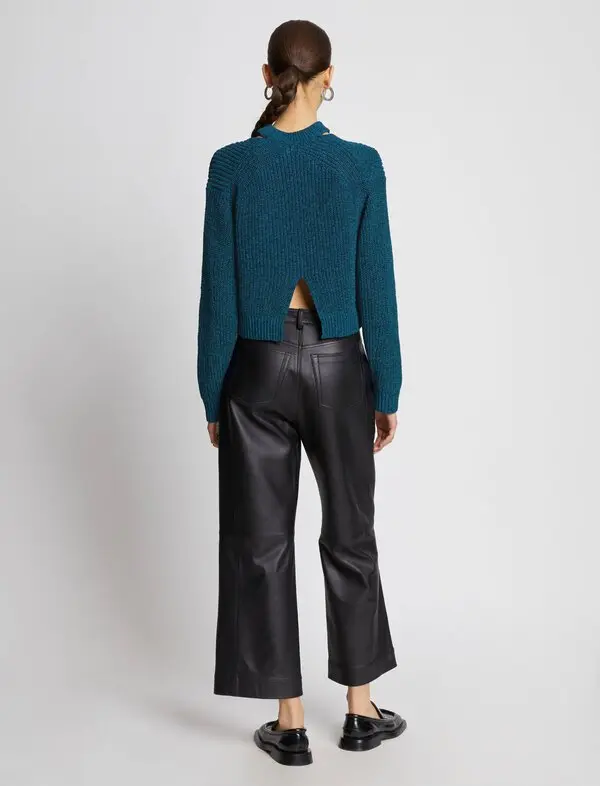 Proenza Schouler White Label Cut-out Crewneck Jumper